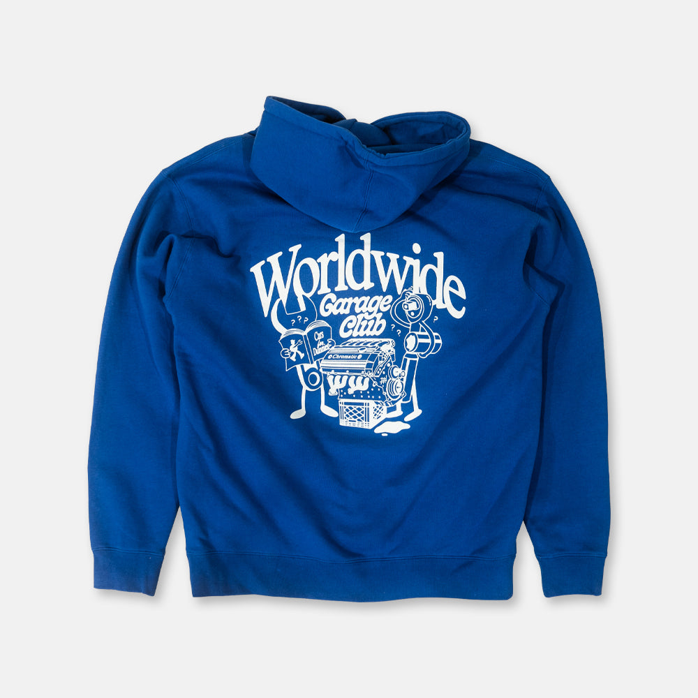 Cars For Dummies Hoodie - Blue – Chromatic Garage
